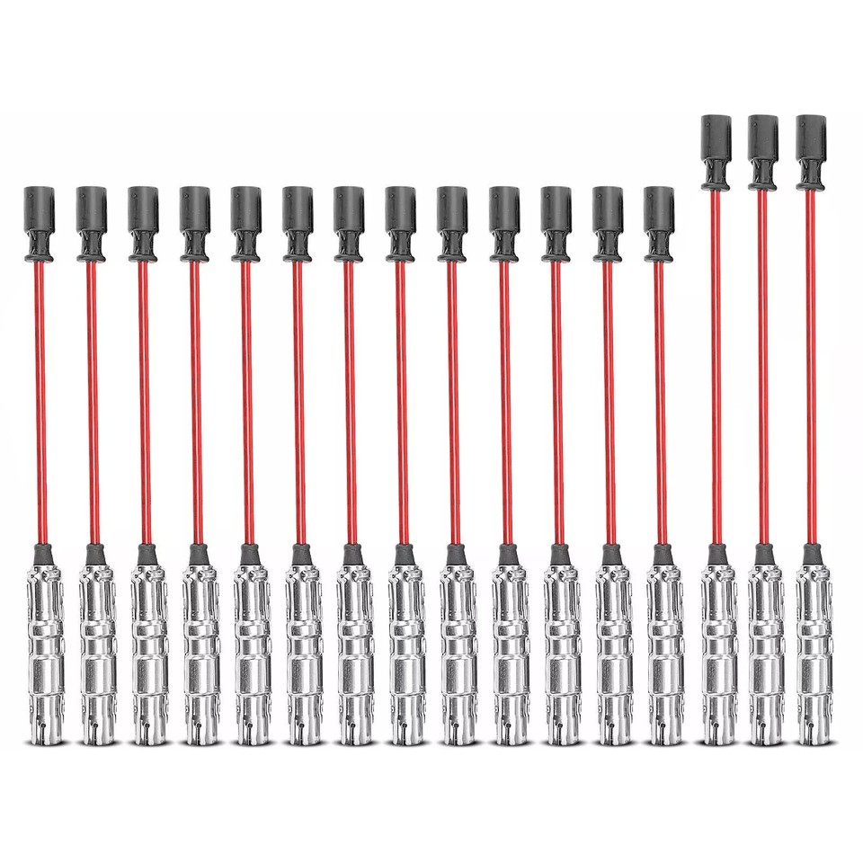 16pcs Spark Plug Ignition Wire Set 1121500218 For Mercedes Benz ML SLK ...