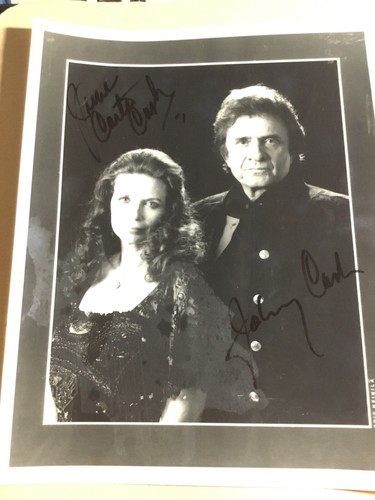 Johnny Cash June Carter RARE autographed signed photo from 1987 | eBay