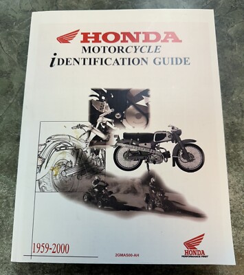 1959-2000 Honda Motorcycle Identification Reference Guide OEM 2GMAS00AH