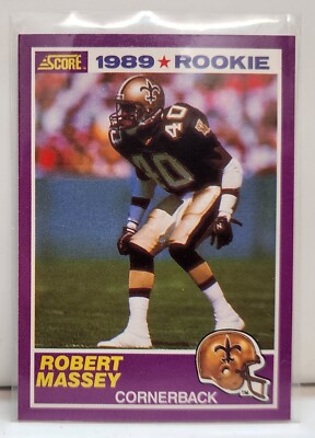 1989 Score #426S Robert Massey, New Orleans Saints, Rookie Card *** | eBay