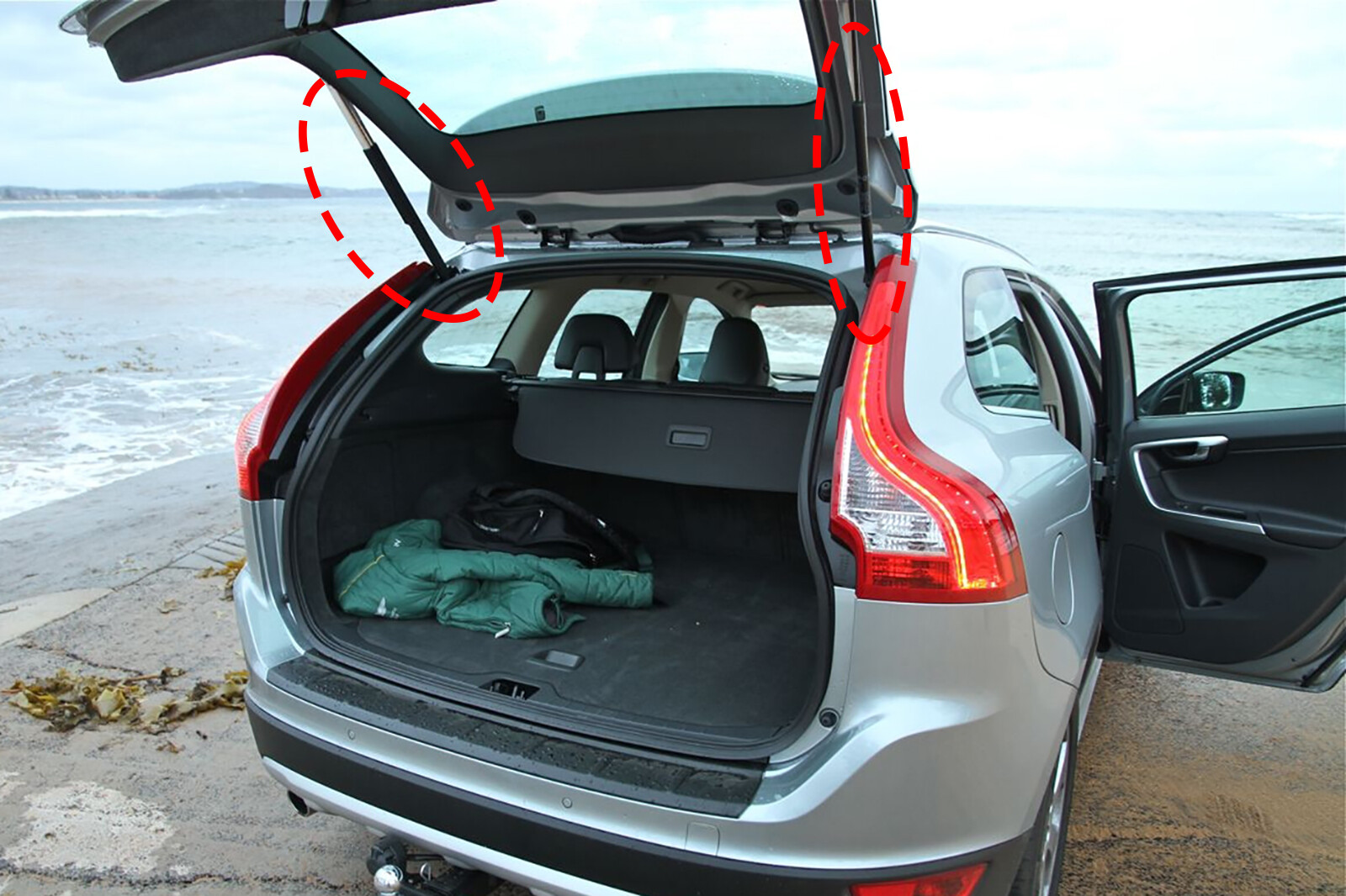 For Volvo XC60 08-17 Rear Tailgate Boot Trunk Gas Support Struts Lifter ...