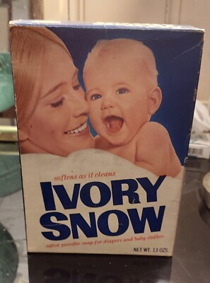 1970s, Ivory Snow Soap Detergent Box Unopened with Marilyln Chambers ...