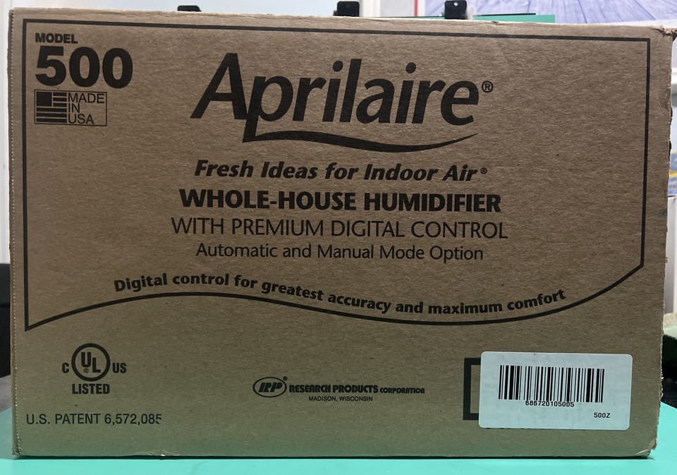 Aprilaire Whole Home Humidifier Model 500 Automatic | eBay