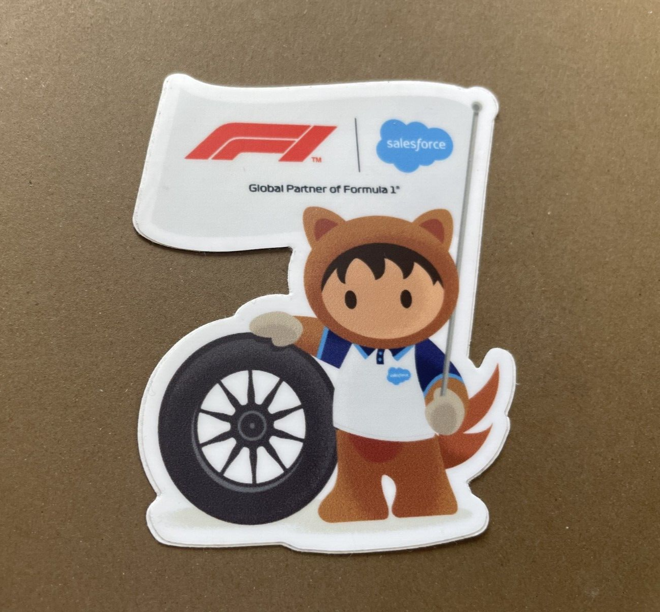 Salesforce Astro F1 Formula 1 Sticker - Rare | eBay