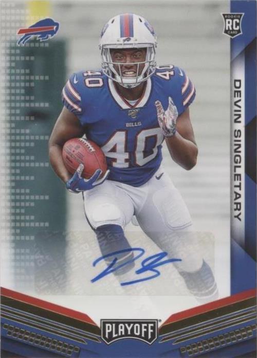 2019 Panini Playoff - Rookie Autographs Devin Singletary #237 ...