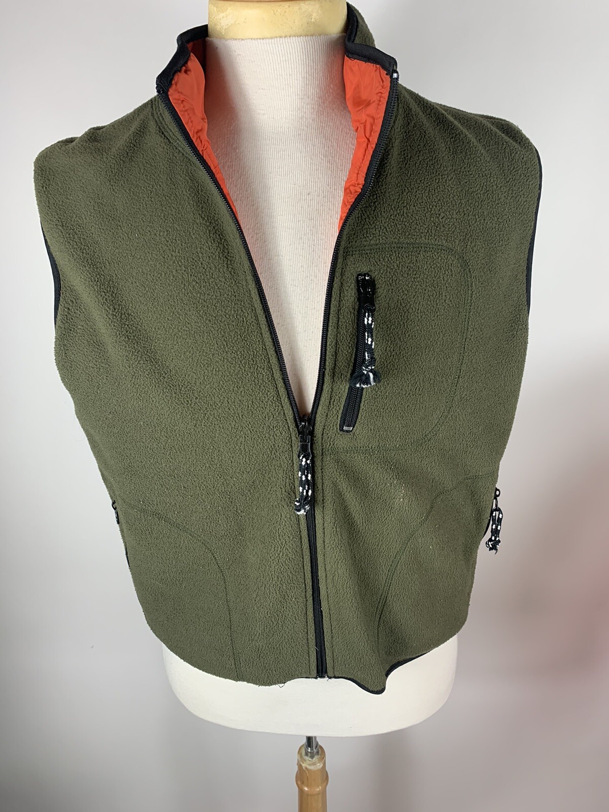 Free Country Vest Woman’s Size L Sleeves Full Zip Reversible Vest ...