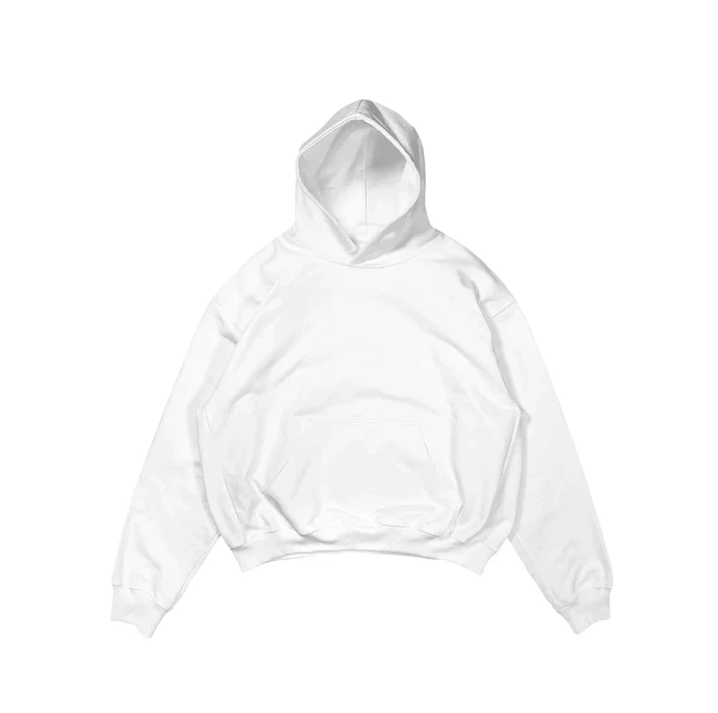Blank White Hoodie