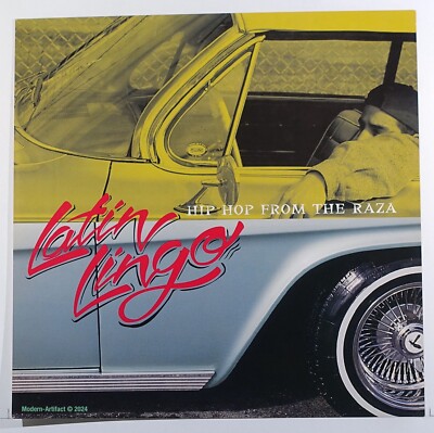 LATIN LINGO: Hip Hop From The Raza POSTER FLAT PROMO Dbl-Sided 12"x12 ...