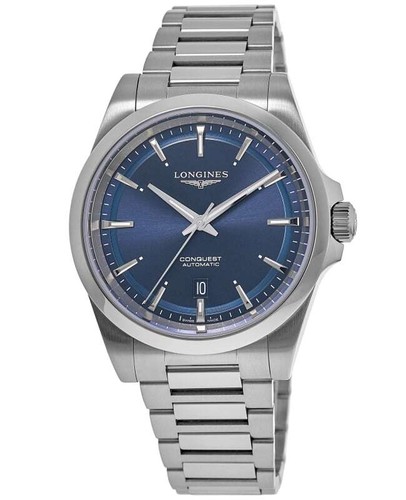 New Longines Conquest Automatic Blue Dial Steel Men's Watch L3.720.4.92 ...