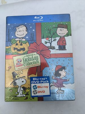 Peanuts Deluxe Holiday Collection (Blu-ray Disc, 2010, 3-Disc Set ...