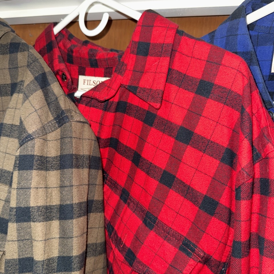 filson alaskan guide flannel shirt large 3 | eBay