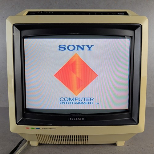 Sony Trinitron KV-1400UB 14" CRT TV Retro Gaming Monitor Vintage Colour ...