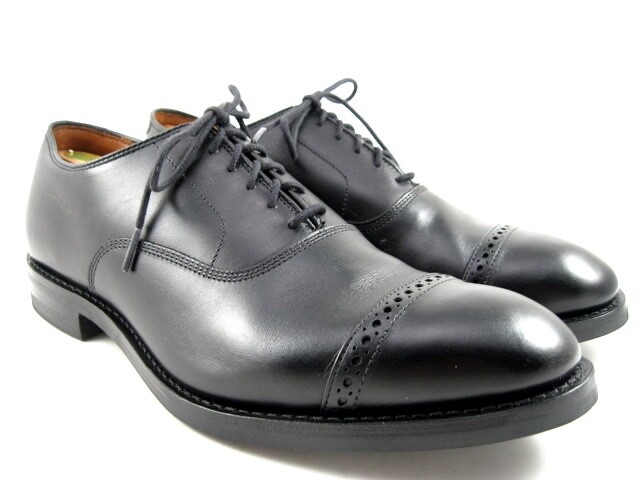 Allen Edmonds "FIFTH AVENUE" CapToe Oxfords 10.5 EEE Black WORN ONCE ...