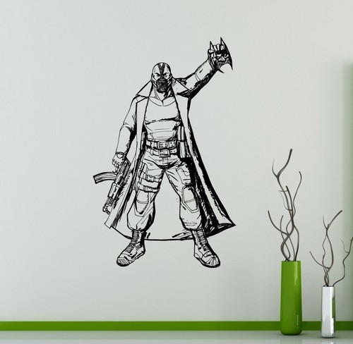 Bane Wall Vinyl Decal Batman Comics Antihero Vinyl Sticker Home Wall ...