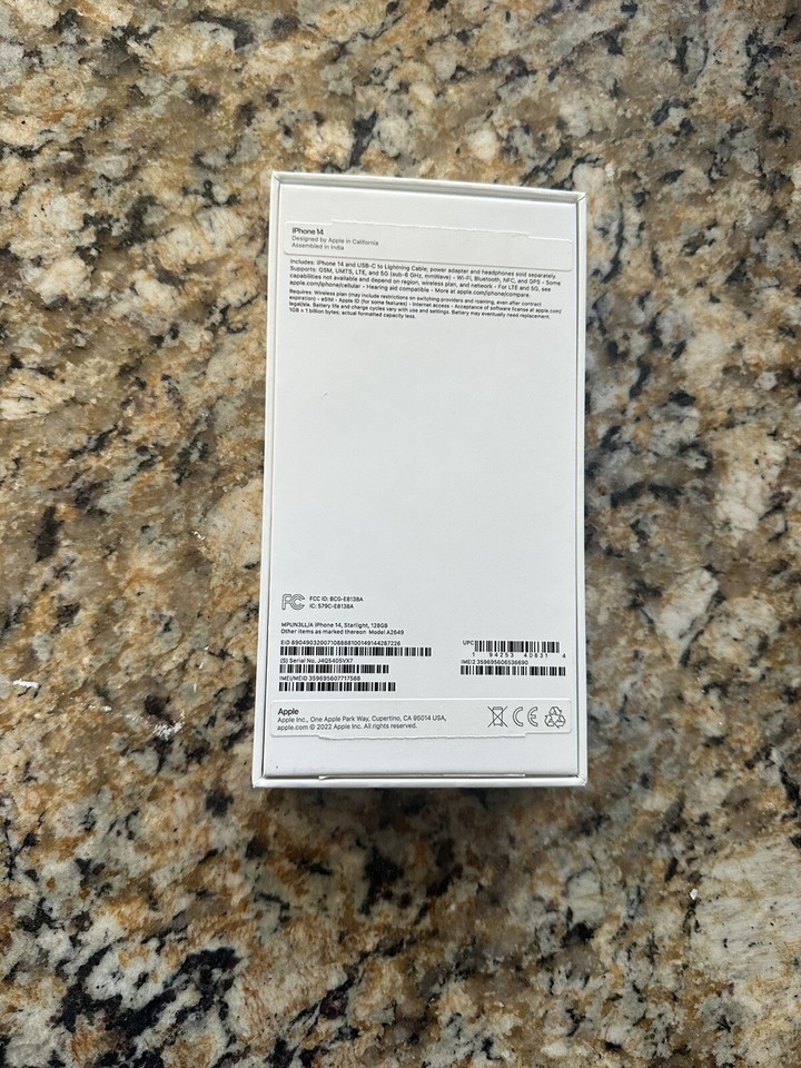 Apple iPhone 14 Original Retail BOX ONLY | eBay