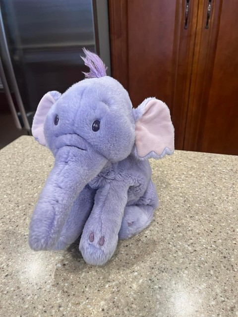 Disney Winnie The Pooh Heffalump Lumpy Purple Elephant 14" Plush Mk3 ...