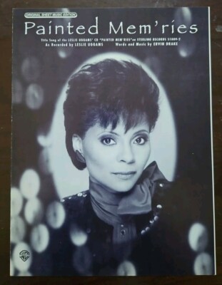 Painted Mem'ries ~ Leslie Uggams 1994 Sheet Music ~ Ervin Drake | eBay