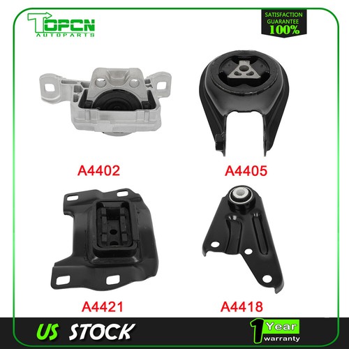 4X Engine Motor Mount Fits Mazda 3 04-10 L4 2.0L A4421 A4405 Auto ...
