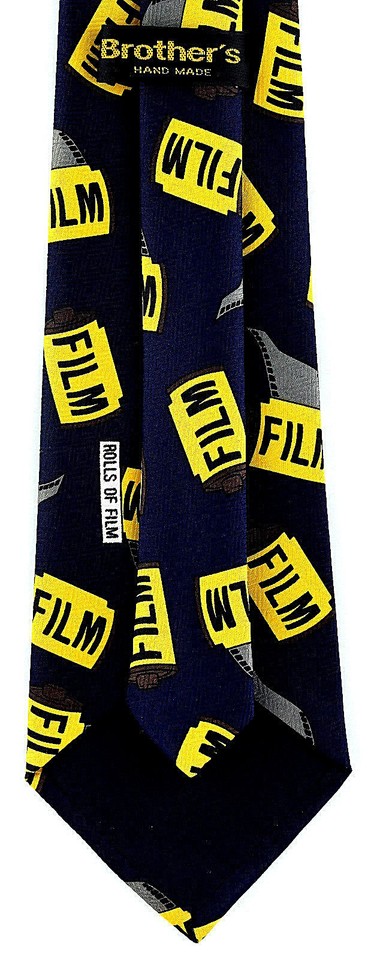 Photography Film Men's Neck Tie Photographer Roll Camera Photo Gift ...