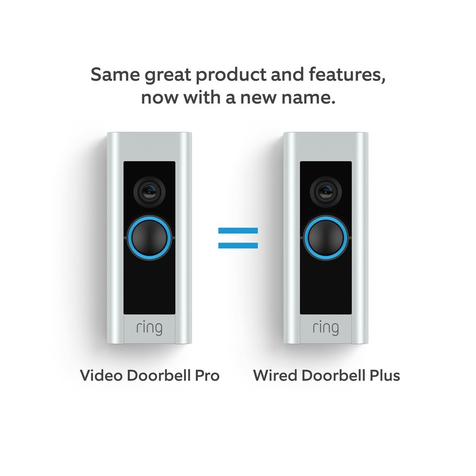 Ring Wired Doorbell Plus (Video Doorbell Pro) – Upgraded + A Pro Power ...