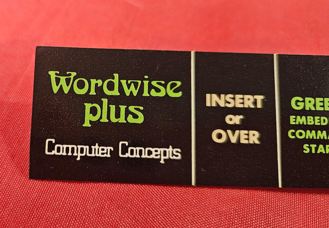 Original Function Key Strip for Wordwise Plus Acorn BBC & Master Comp ...