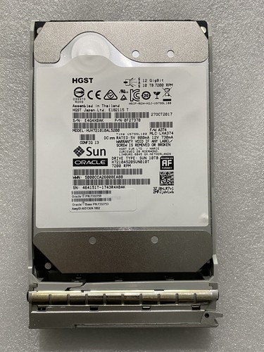 Oracle SUN 7332759 7332753 H7210A520SUN010T 10TB 7.2K 12G SAS Hard ...
