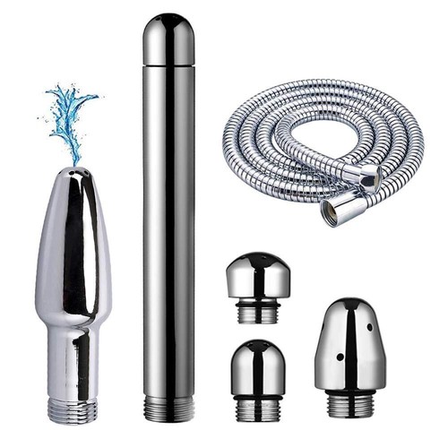 New Nozzle Clean Shower Head2 Shower Heads 3 Aluminum Cleaner Flushing Cleansing | eBay
