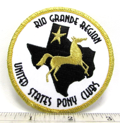 Vintage Rio Grande TX Region United States Pony Clubs Jacket Patch ...