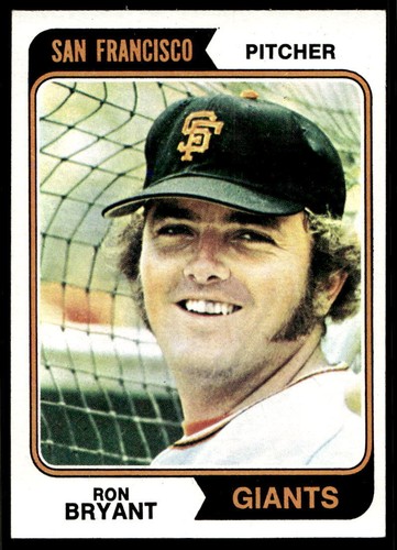 Ron Bryant 1974 Topps 104 San Francisco Giants Baseball Card | eBay