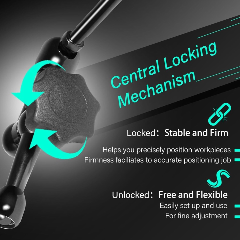 For NOGA NogaFlex Magnetic Holding Base Fine Adjust Dial Indicator ...