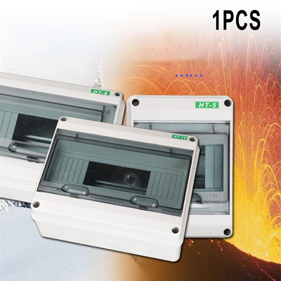 2-Way Garage Mini Consumer Unit 40A 30mA RCD + 2 MCBs Fuse Box IP65 New ...