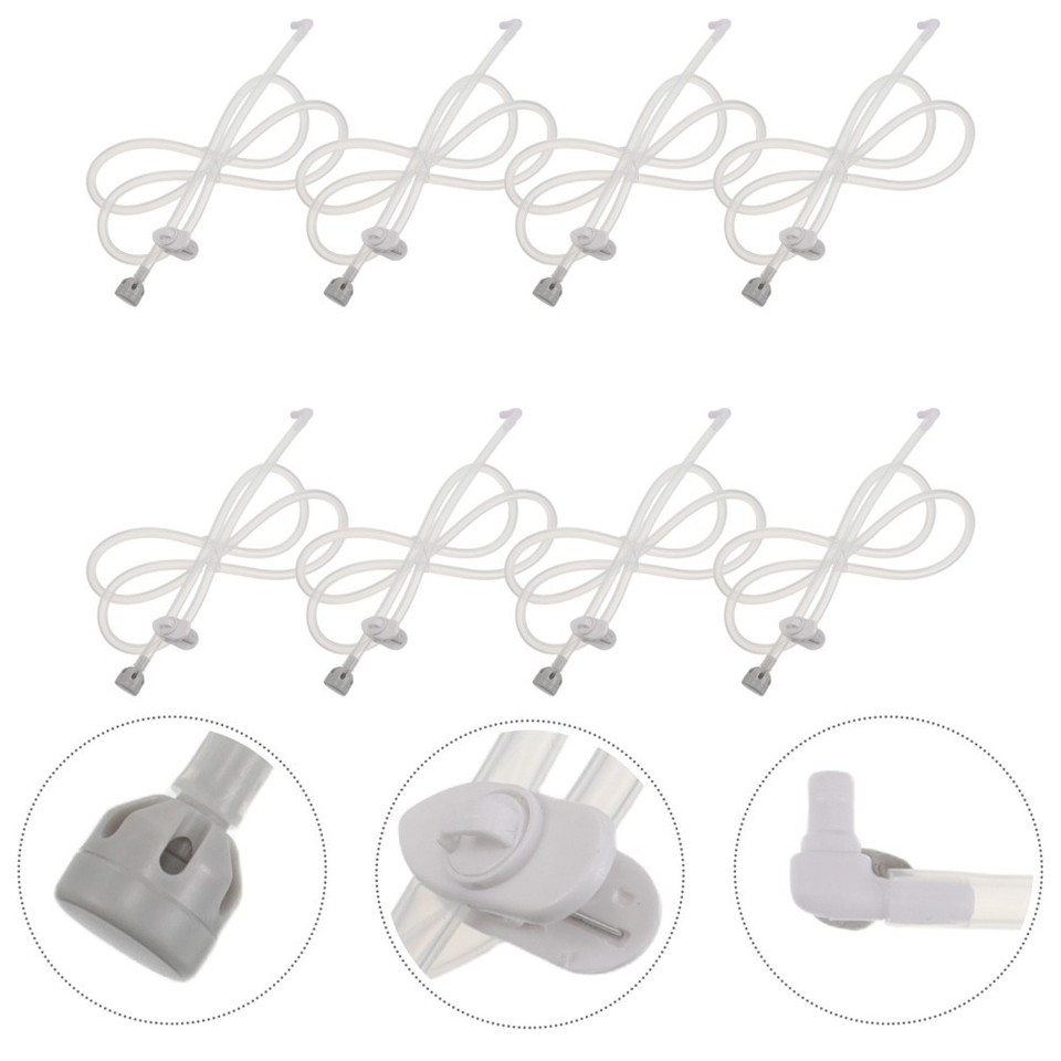 8pcs Oral Irrigators Hose - 32'' Water Flosser Replacement Tubing ...