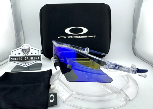 OAKLEY M FRAME GEN 2 CRYSTAL CLEAR BLUE IRIDIUM SWEEP SUNGLASSES RARE ...