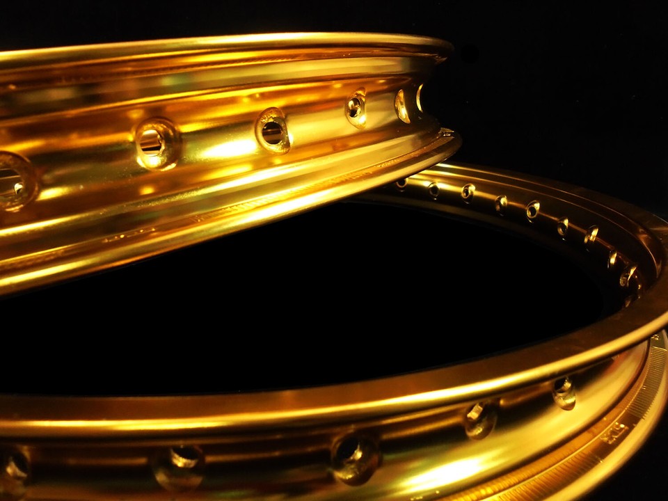 Wheel Rim 1.40" x 17" GOLD Anodize Front & Rear 17 /17" 36 / 36H ...