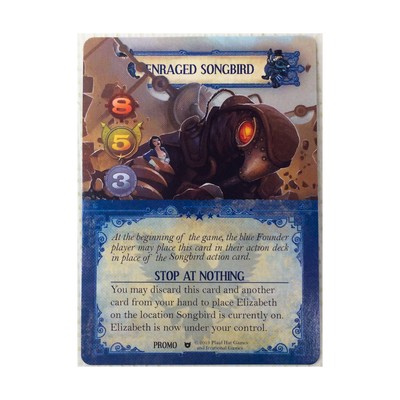Plaid Hat Boardgame Bioshock Infinite - Enraged Songbird Promo Bag NM ...