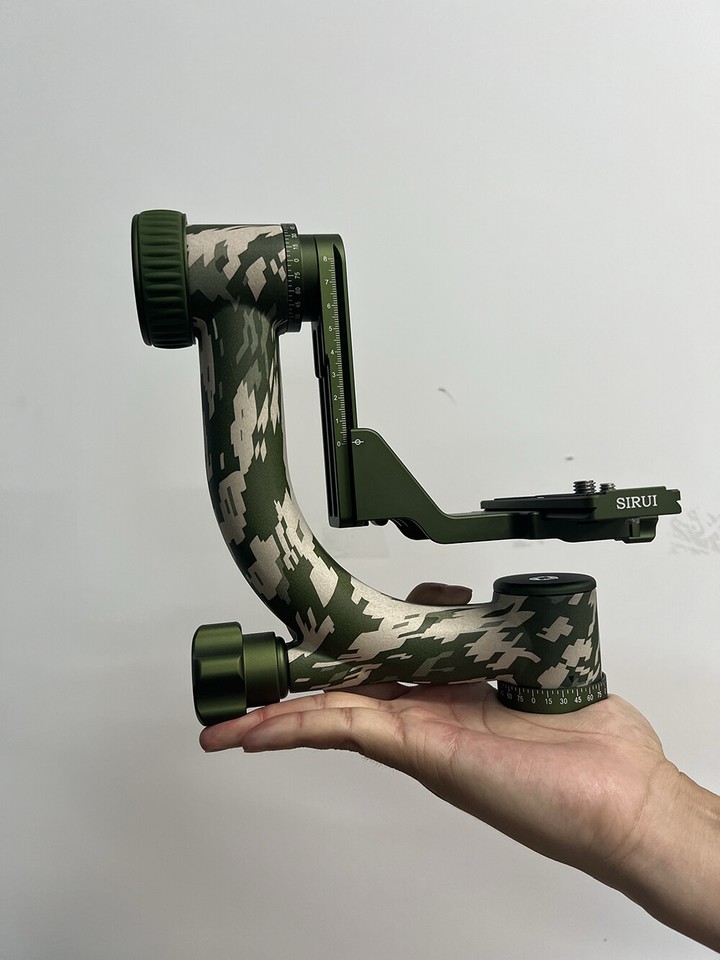 Sirui CT-3204 Camo Carbon fiber tripod CH-20 Gimbal Head For Nikon ...