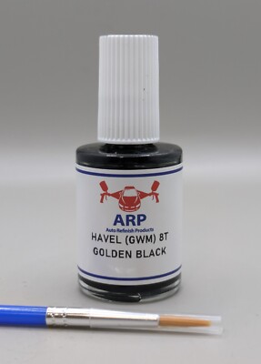 For GWM Code 8T GOLDEN BLACK Touch up Paint + Free Fine Tip Brush ...