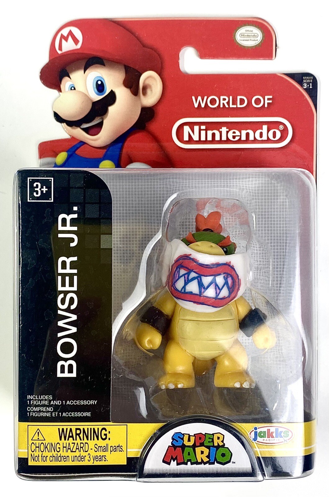 Jakks Pacific World of Nintendo Series 3-1 Super Mario Bowser Jr 2.5 ...