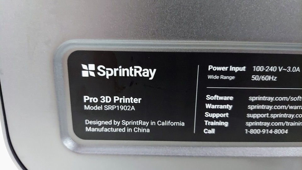 SprintRay SRP1902A Pro 3D Printer | eBay