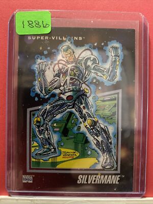Marvel Impel 1992 Silvermane Super-Villains Card 131 Series 3 MCU ...