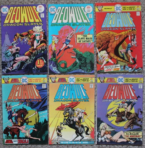 BEOWULF Dragon Slayer (1975-1976 DC) Nan-Zee GGA Satan Dracula UFO ...