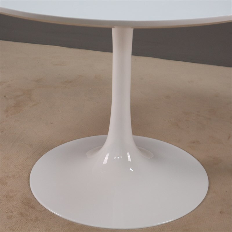 Modern Round White lacquer Lippa Dining Table 60 inch | eBay