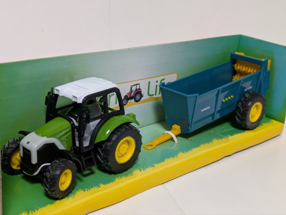 Agrilife 1/43 Lindner Tractor Trailer Set Minicar | eBay