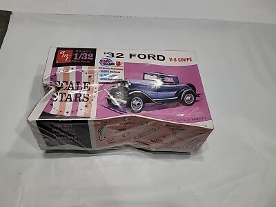 AMT 1932 '32 Ford V-8 Coupe 1/32 Scale Model Kit AMT1181/12 *DAMAGED ...