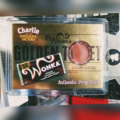 Charlie & Chocolate Factory Wonka Front Gates Prop Card #/1500 | eBay