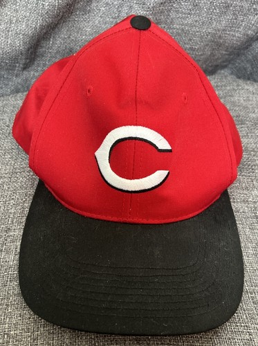 Vintage Cincinnati Reds Outdoor Cap Plain Logo Snapback Baseball Hat ...