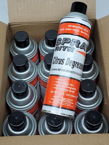 12 PACK! SPRAY RITE Aerosol Multi-purpose Degreaser & Cleaner 14oz (HR ...