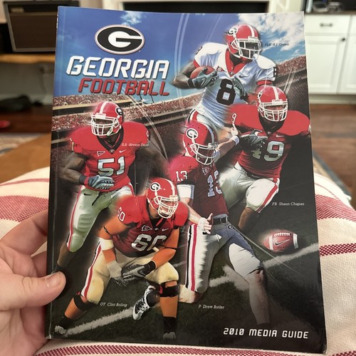 2010 Georgia Bulldogs Football Media Guide AJ Green Drew Butler Akeem ...