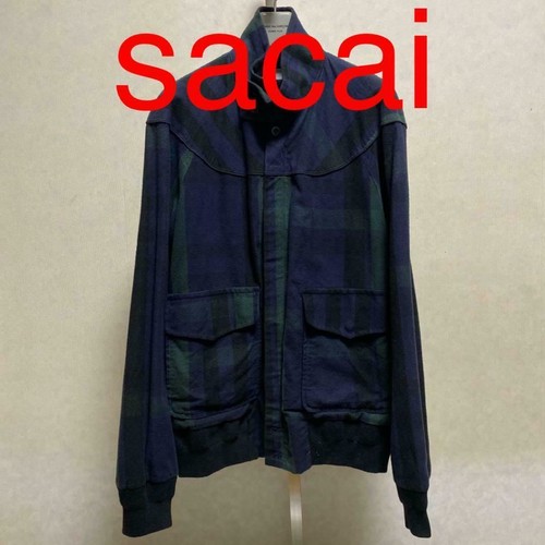 Sacai Sakai Check Black Watch Oversized Blousons - Gem