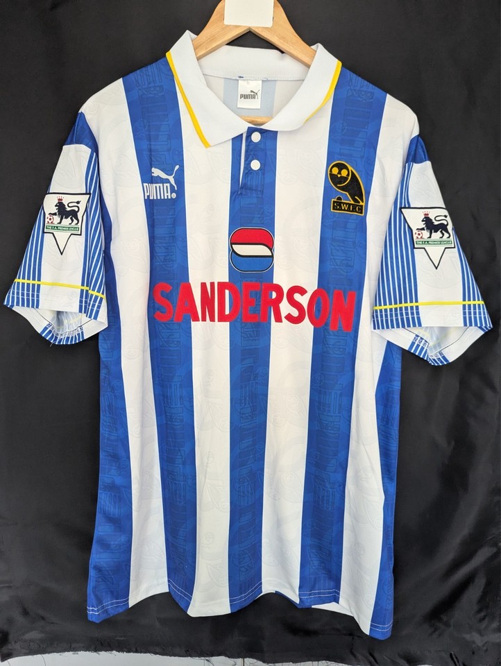 Sheffield Wednesday 1993 1994 1995 Football Shirt LARGE SHEFF WED DAN PETRESCU 5 | eBay